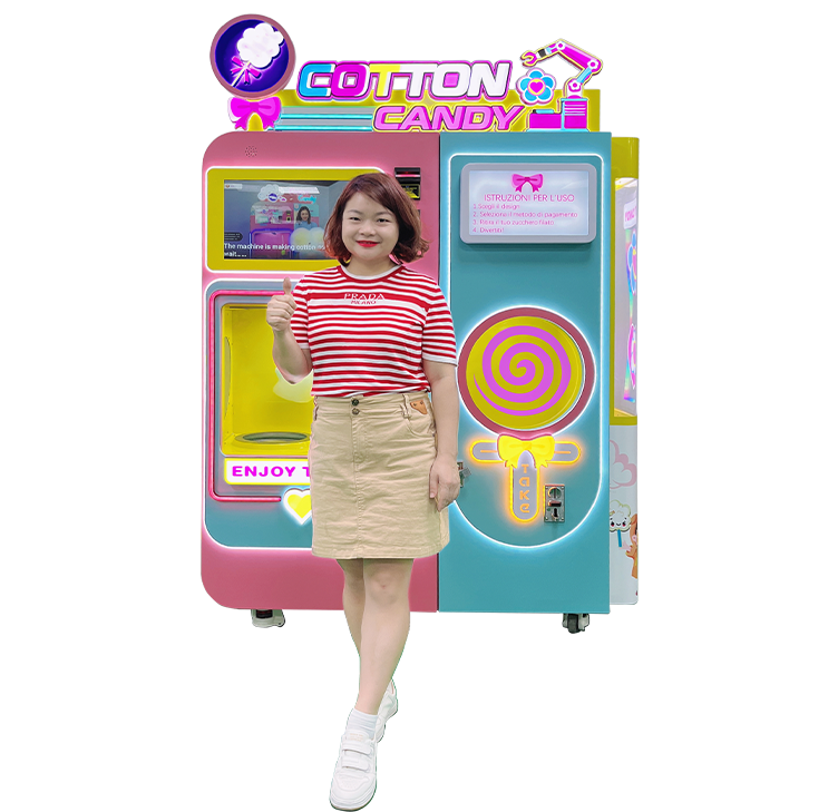 gzDlight Automatic Cotton candy vending machine - Leader of intelligent ...